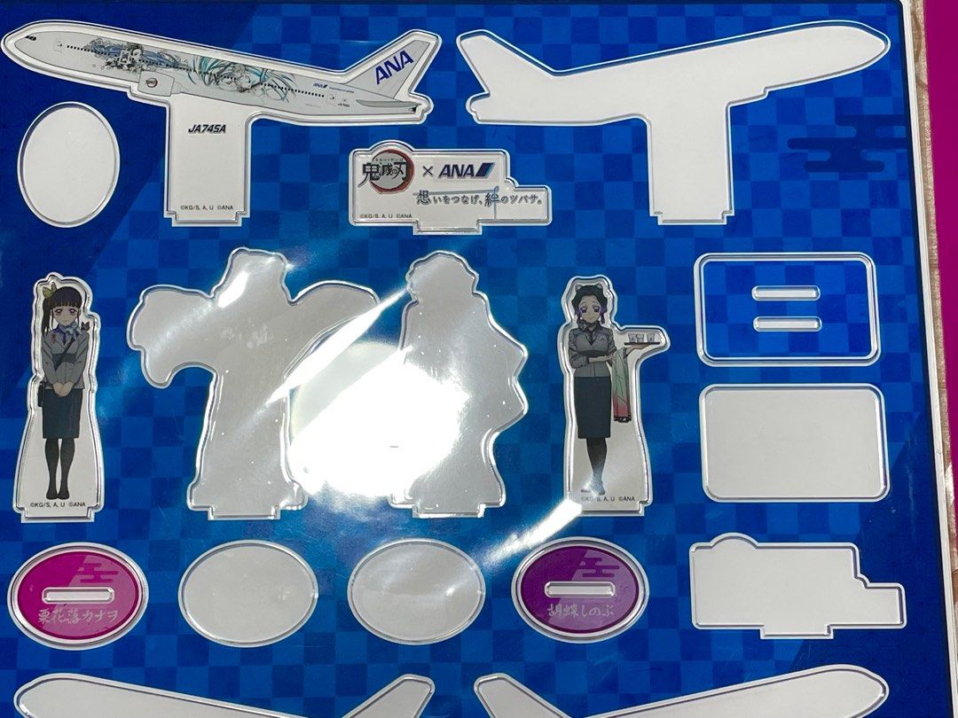 Demon Slayer x ANA stands and folders, Hobbies & Toys, Toys & Games on ...