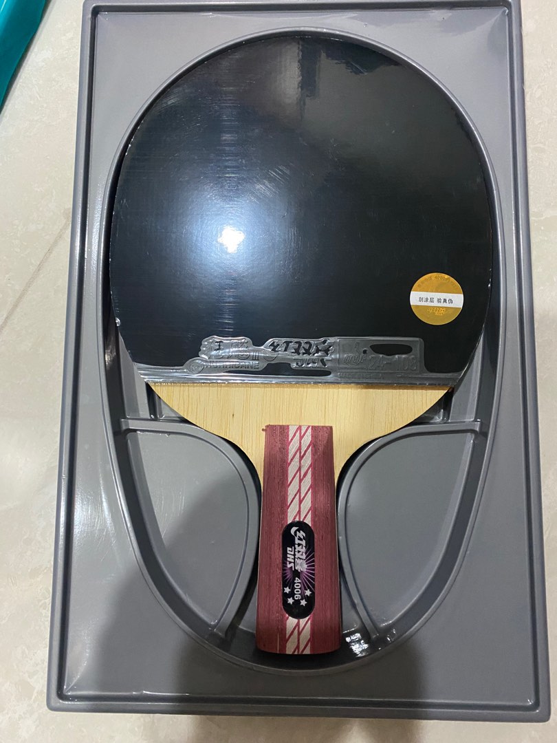 DHS 4006 Table tennis racket and balls, Sports Equipment, Sports ...