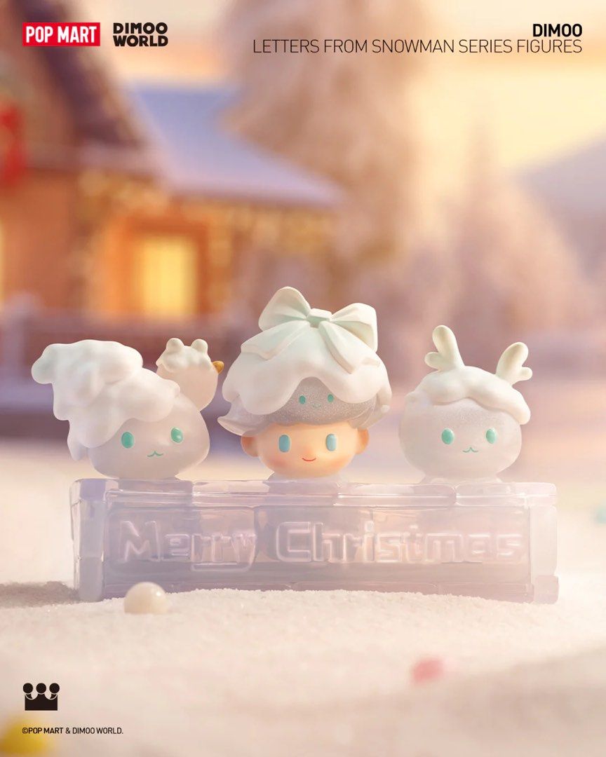 Dimoo Letters From Snowman Series | Snowball effect, Hobbies & Toys ...