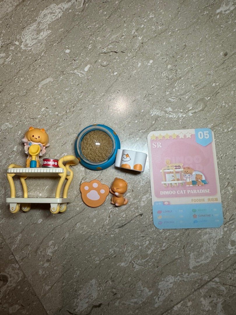 Dimoo Popmart Cat Paradise Foodie, Hobbies & Toys, Toys & Games on ...