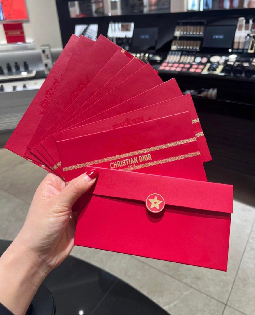 Dior Red Packet 2024, Luxury, Accessories on Carousell