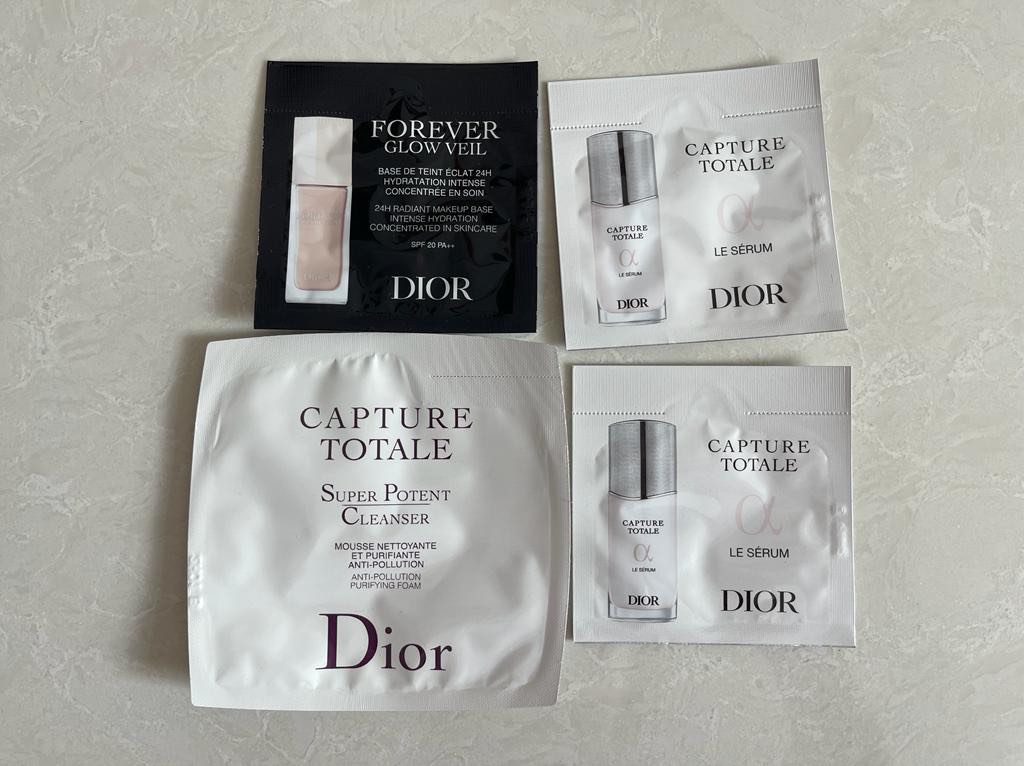 Dior samples, Beauty & Personal Care, Face, Face Care on Carousell