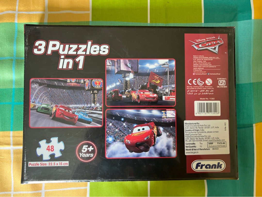 Disney Pixar Cars Puzzles, Hobbies & Toys, Toys & Games on Carousell