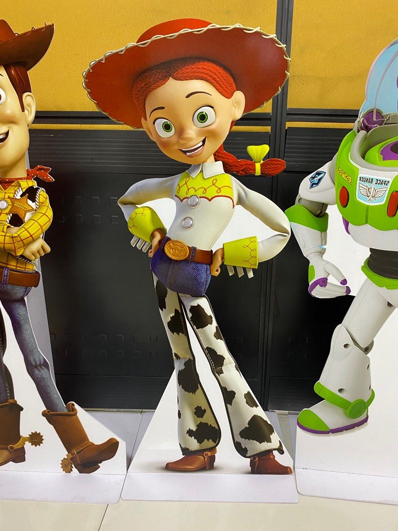 Disney Toy Store - Standees (Woody, Jessie, and Buzz), Hobbies & Toys ...