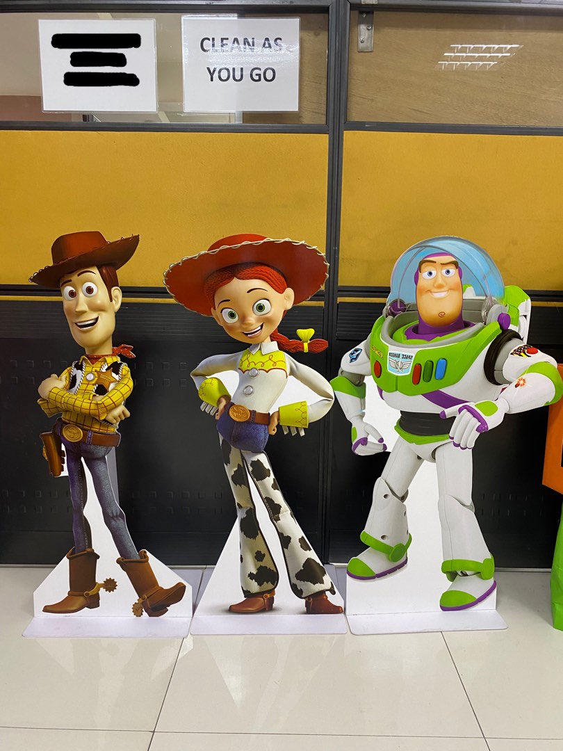 Disney Toy Store - Standees (Woody, Jessie, and Buzz), Hobbies & Toys ...