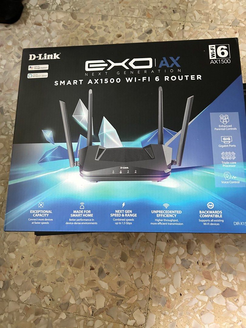 D-Link Smart AX1500 Wifi 6 Router, Computers & Tech, Parts ...