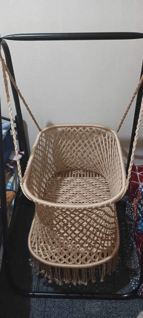 Duyan / Baby Swing with stand, Furniture & Home Living, Furniture ...