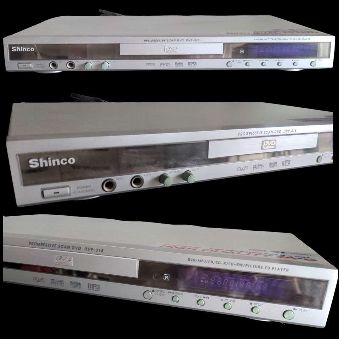 DVD CD Player Shinco DVP-318, TV & Home Appliances, TV & Entertainment ...