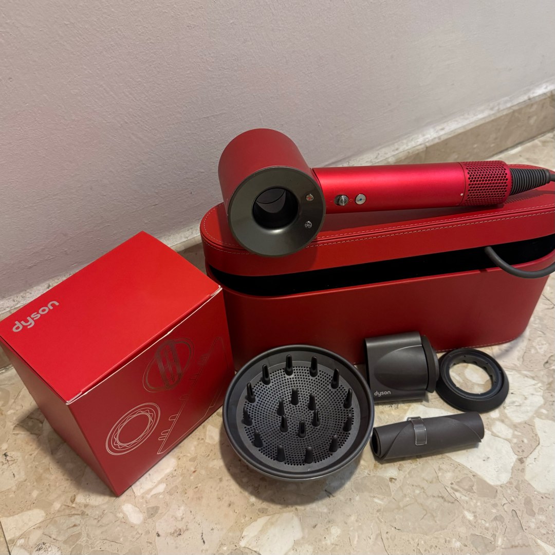 Dyson Supersonic Hair Dryer Red Nickel Edition, Beauty & Personal Care ...