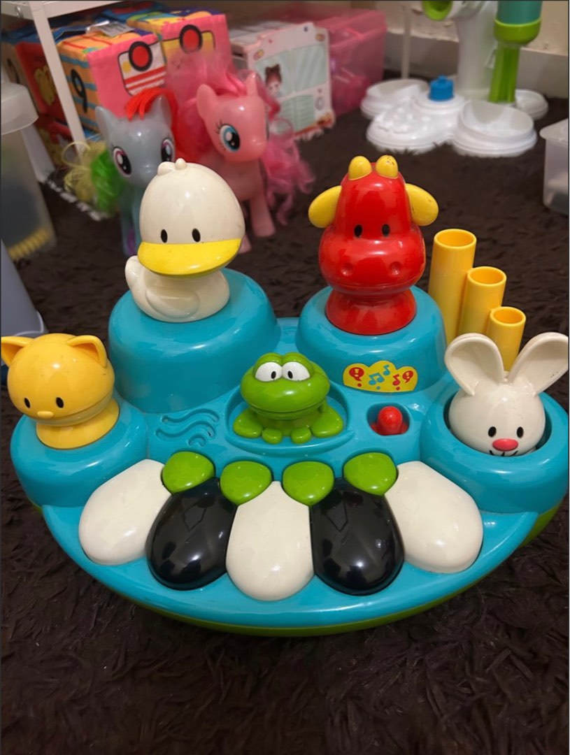 ELC Singing Animal Keyboard, Bayi & Anak, Mainan & Baby Walker di Carousell