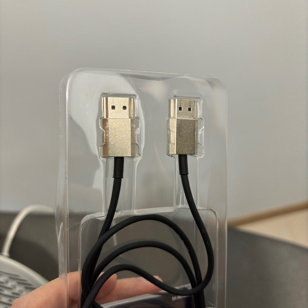 Elecom HDMI cable (1m) 4K High Speed with Ethernet and ARC, Computers & Tech, Parts ...