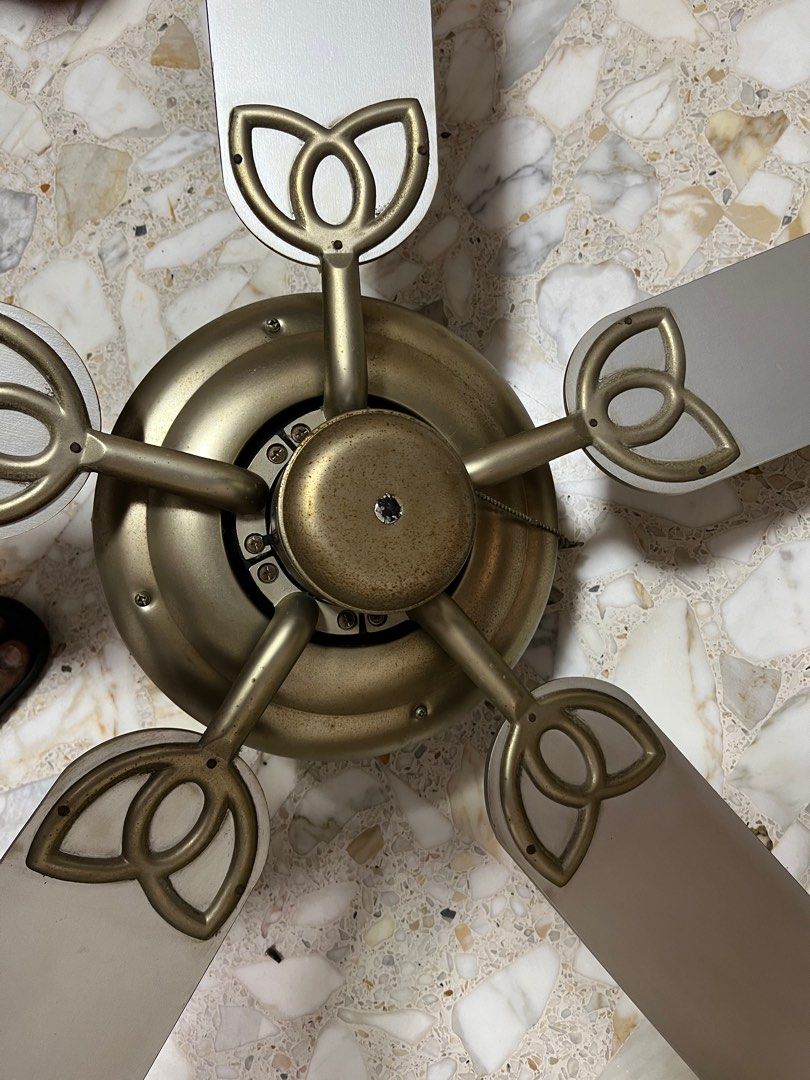 Elmark brand 5 blade Ceiling Fan with 3 speed, Furniture & Home Living ...