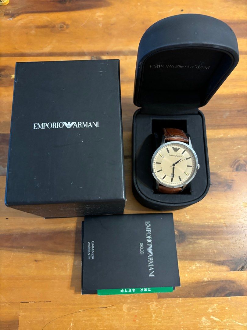 Emporio Armani Watch AR2427, Luxury, Watches on Carousell