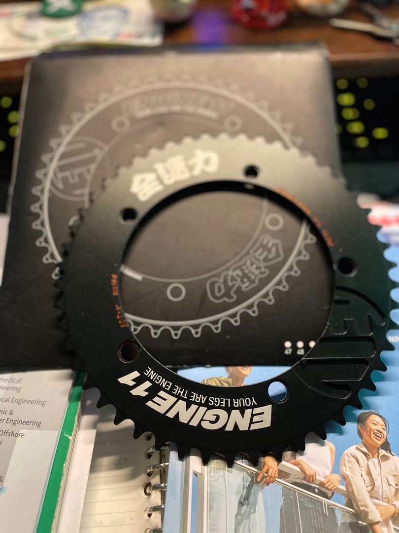 Engine 11 chainring 全速力, Sports Equipment, Bicycles & Parts, Parts ...