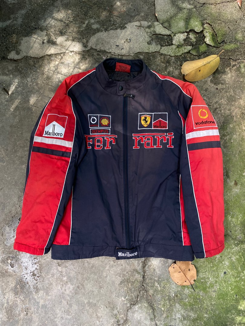 Ferrari Racing Jacket, Men's Fashion, Coats, Jackets and Outerwear on ...