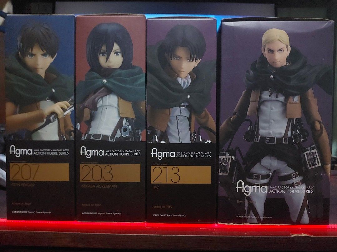 FIGMA Attack on Titan BIB Set, Hobbies & Toys, Memorabilia ...