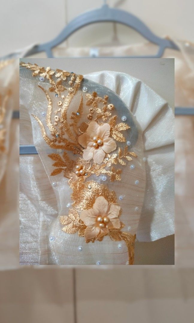 Filipiniana dress and bolero set for rent (graduation + oathtaking ...