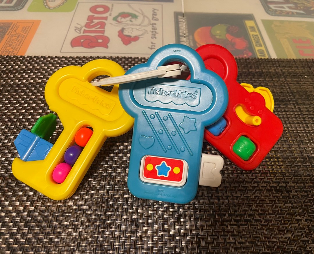 Fisher Price activity big keys rattle, Babies & Kids, Infant Playtime ...