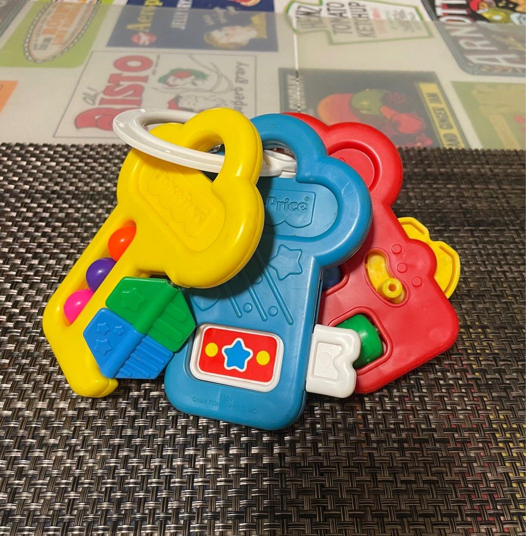 Fisher Price activity big keys rattle, Babies & Kids, Infant Playtime ...