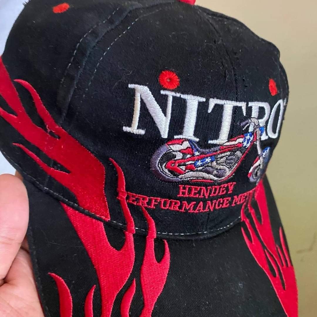 FLAME RACING HAT, Men's Fashion, Watches & Accessories, Caps & Hats on ...