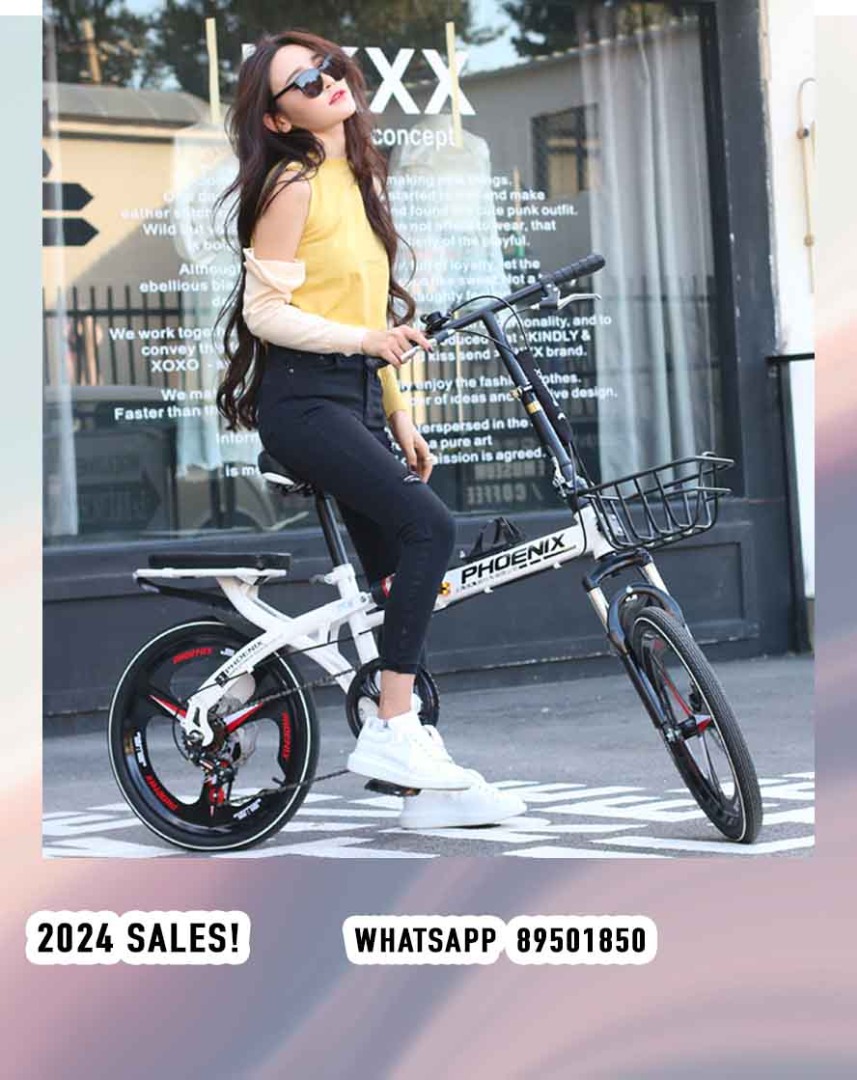 FULL SUSPENSION 7 Speed Foldie Phoenix foldie folding bike 20" Bike 20 ...