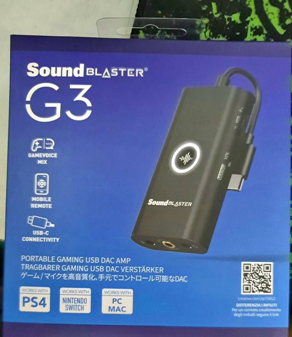 G3 Creative Sound Blaster, Computers & Tech, Parts & Accessories, Other ...