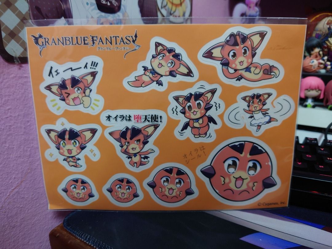 GBF Vyrn Sticker, Hobbies & Toys, Collectibles & Memorabilia, Fan ...