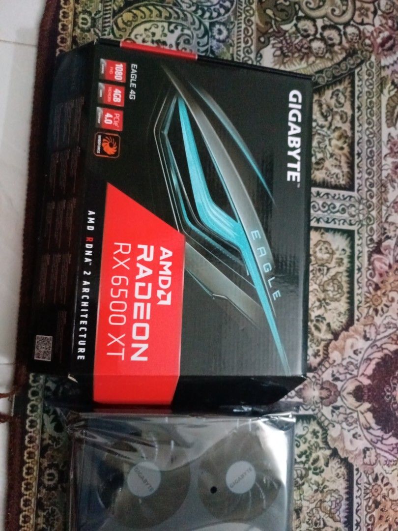 GIGABYTE RADEON RX6500XT EAGLE, Computers & Tech, Parts & Accessories, Computer Parts on Carousell