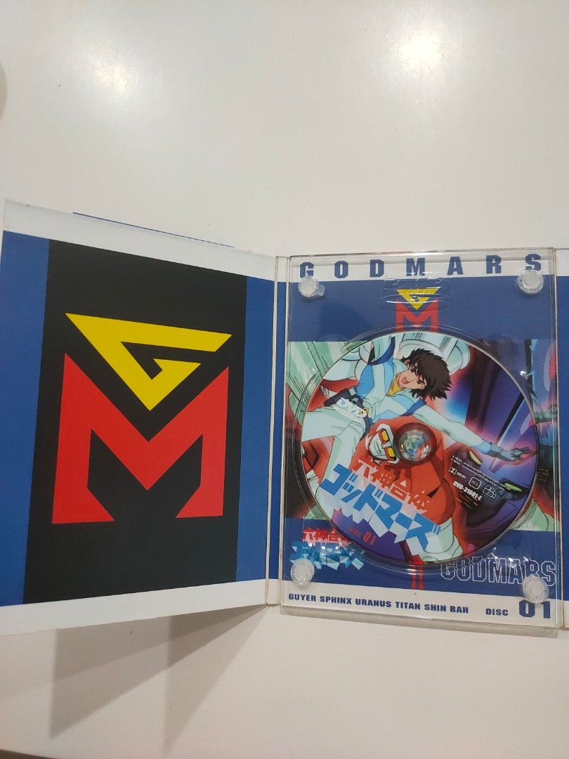 GODMARS DVD SERIES Godtron Robot Figure Six God Combination 1980 ...