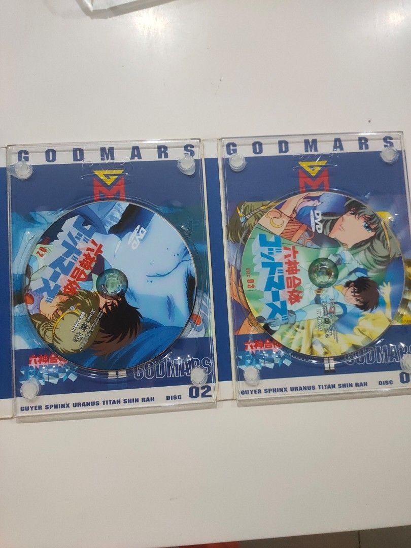 GODMARS DVD SERIES Godtron Robot Figure Six God Combination 1980 ...