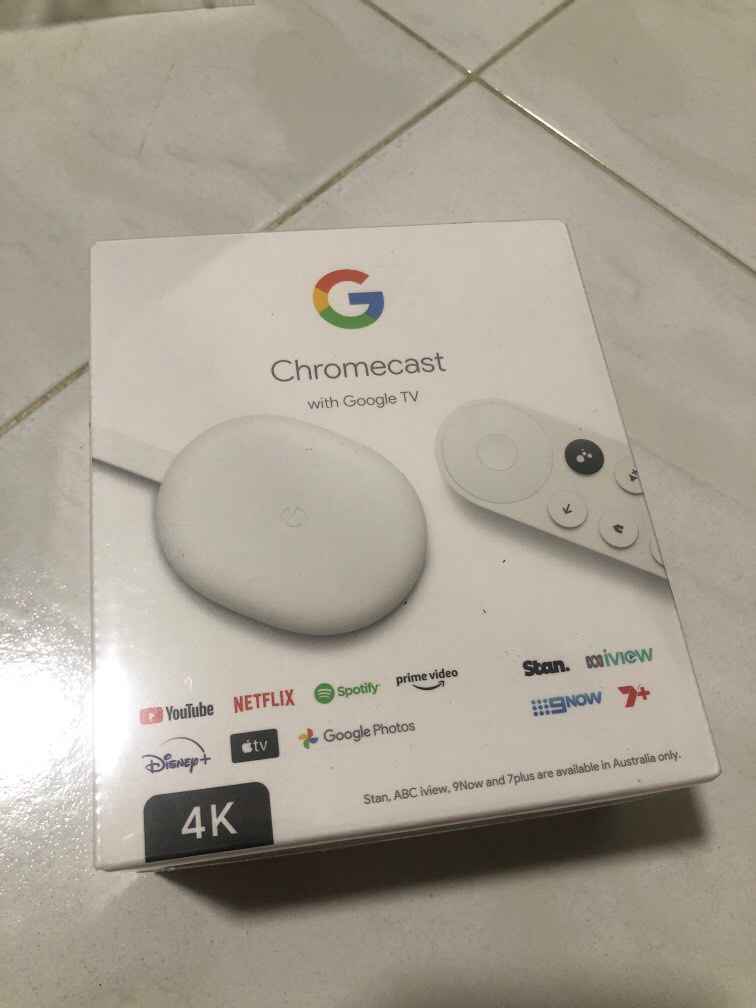 Google Chromecast 4K with Google TV, TV & Home Appliances, TV ...