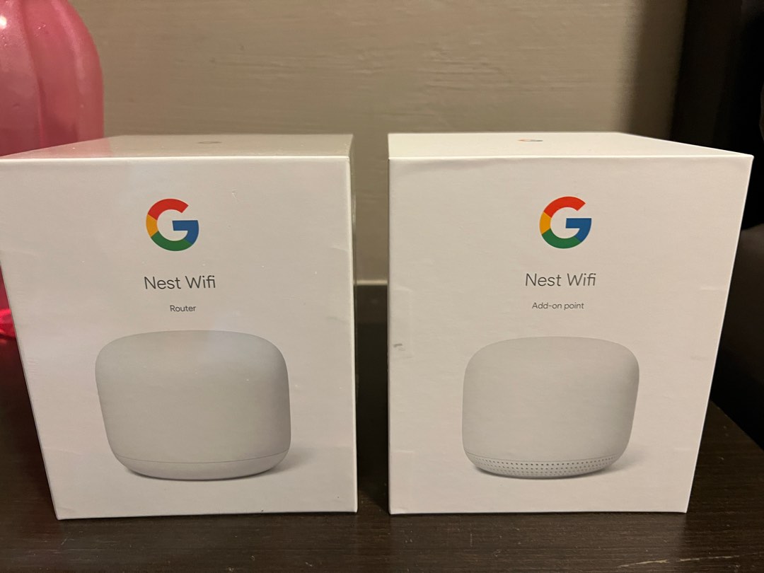 Google Nest Wifi Router+point, Computers & Tech, Parts & Accessories, Networking on Carousell