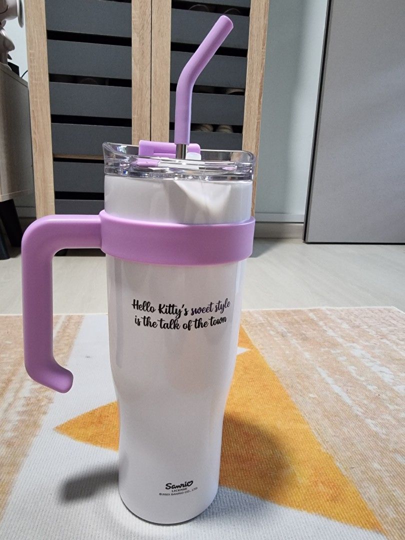Gotcha X Hello Kitty tumbler, Furniture & Home Living, Kitchenware ...