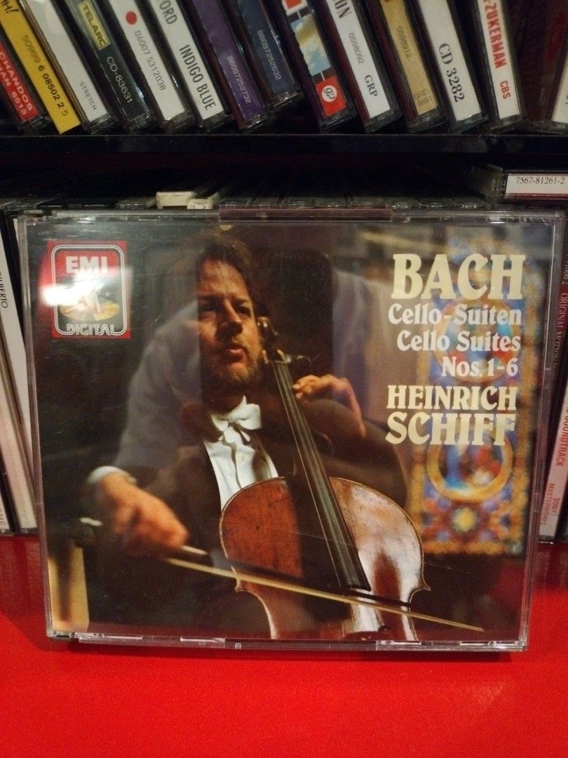 Heinrich Schiff Plays J.S. Bach Complete Cello Suites 2 CD Early ...