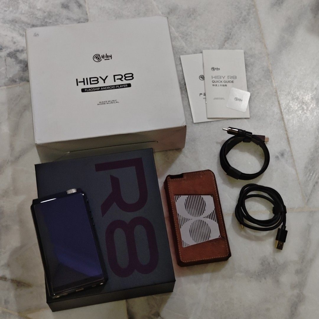 HiBy R8 Hi-Res Audio Player High-end DAP 6gb ram 128gb rom Mobile Concert Hall with Turbo Mode ...