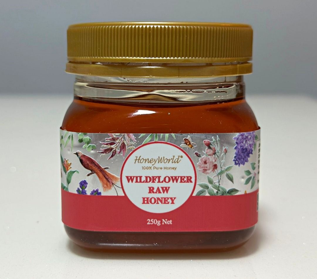 Honeyworld - WildFlower Raw Honey, Health & Nutrition, Health ...