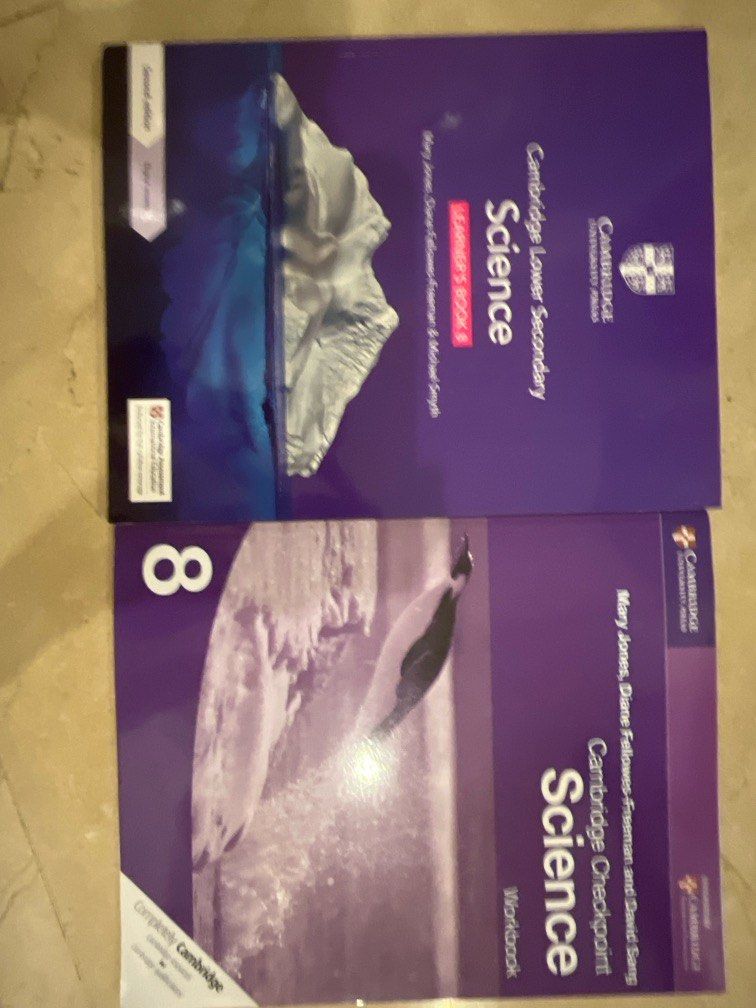 IGCSE Cambridge Learner's Book 8(Textbook) and Cambridge Checkpoint ...