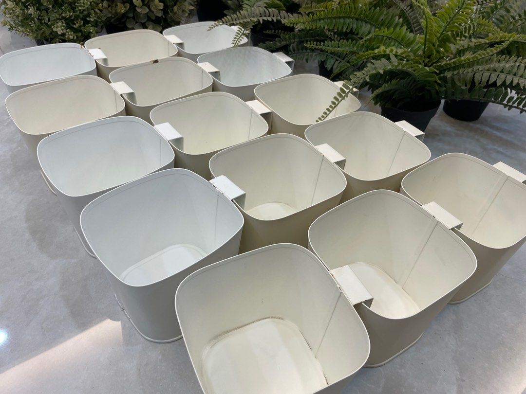 IKEA 23 fake plants and 15 metal containers, Furniture & Home Living ...