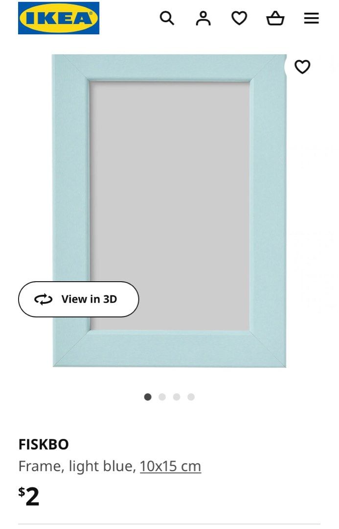 IKEA fiskbo photo frame, Furniture & Home Living, Home Decor, Frames ...