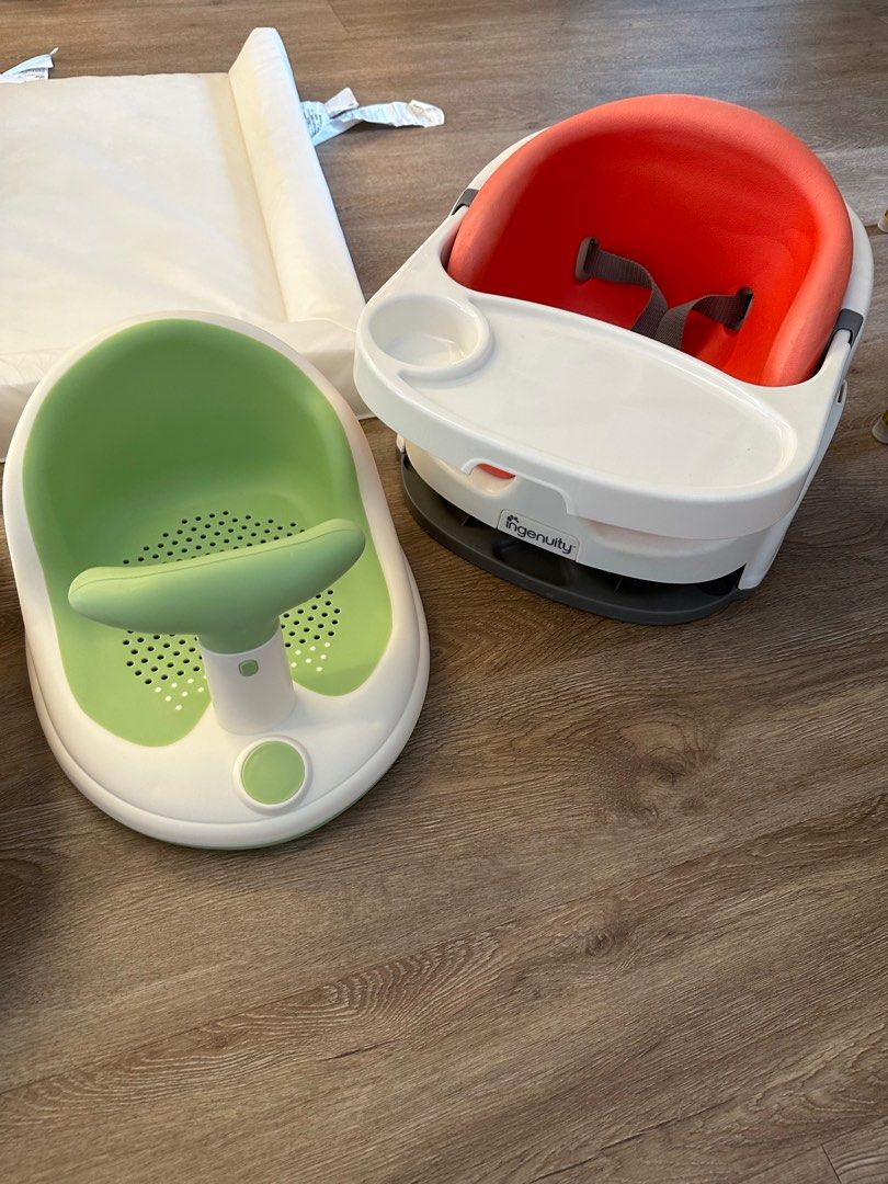 Ingenuity chair / Bath tub / changing mat / rocker / Fisher price chair ...