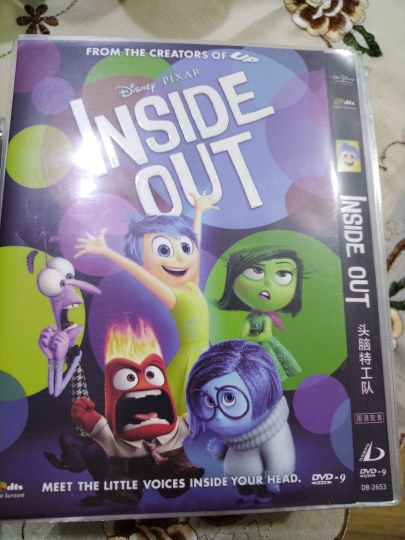 Inside Out DVD, Hobbies & Toys, Music & Media, CDs & DVDs on Carousell