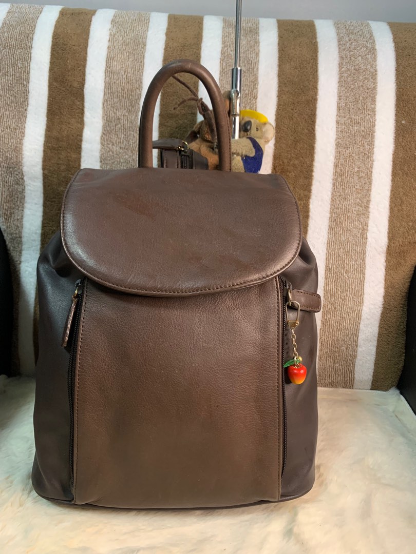 Japan leather backpack, Women's Fashion, Bags & Wallets, Backpacks on ...