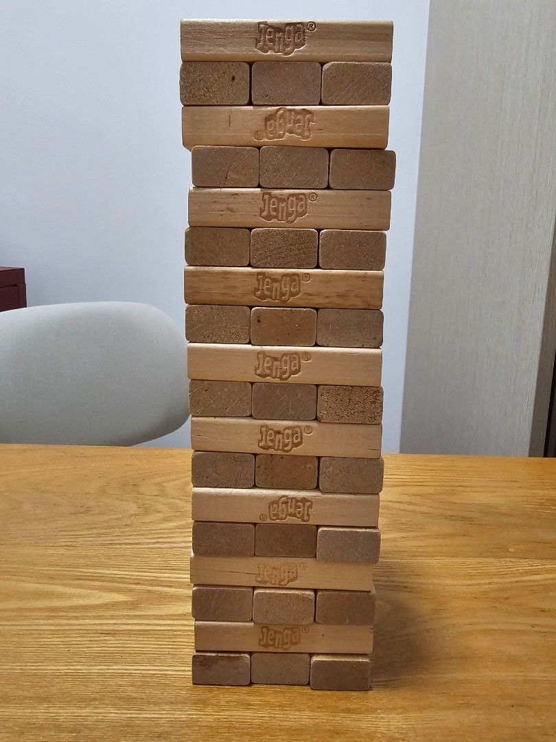 Jenga - Stack up, Hobbies & Toys, Toys & Games on Carousell