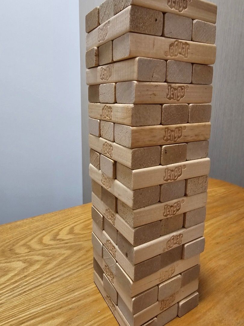 Jenga - Stack up, Hobbies & Toys, Toys & Games on Carousell