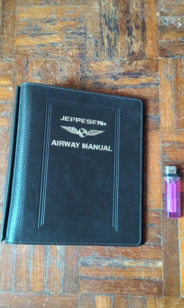 Jeppesen Airway Manual cover folder, Hobbies & Toys, Collectibles & Memorabilia, Vintage ...