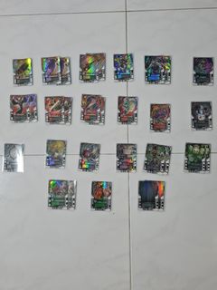 Kamen Rider Gotchard Phase:EX Geats, Tycoon, Na-Go, Buffa Chemy Cards ...