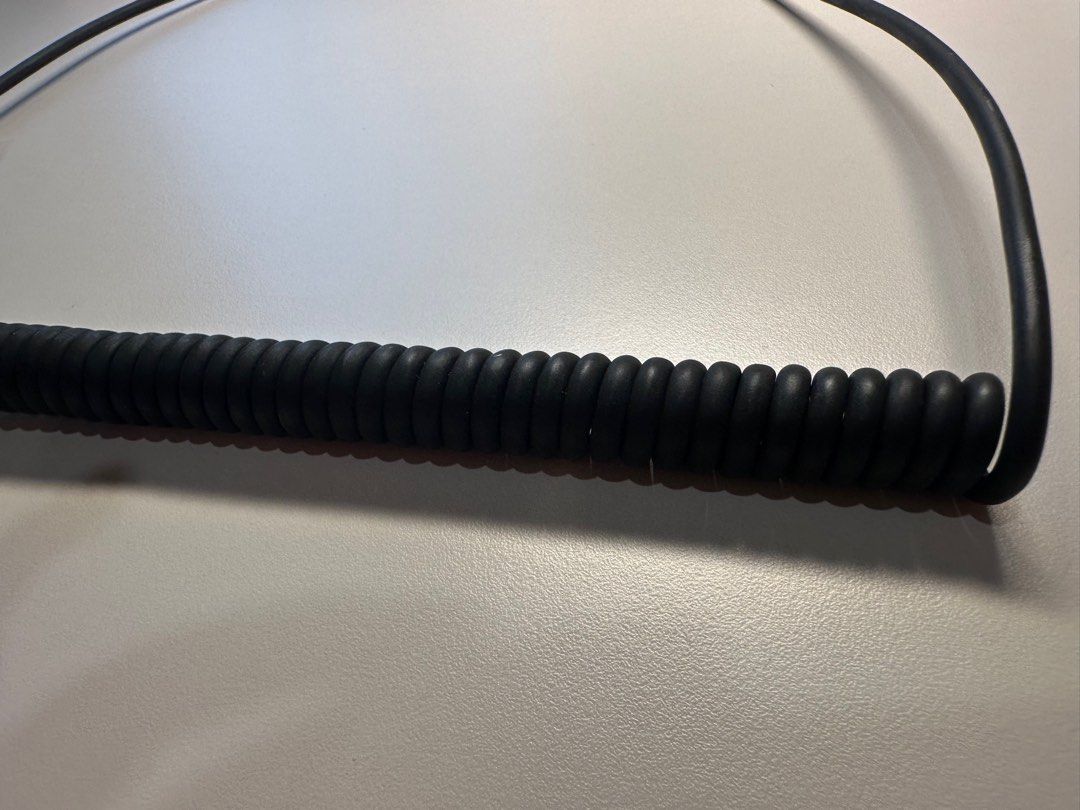 Keyboard coiled cable Black, Computers & Tech, Parts & Accessories ...