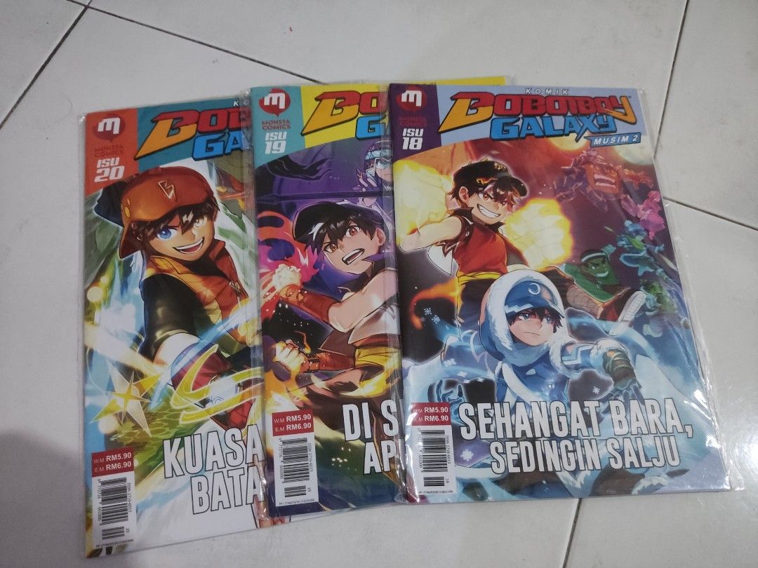 Komik Boboiboy Galaxy Musim 2 [ Isu 18 , 19 , 20 ], Hobbies & Toys, Books & Magazines, Comics ...