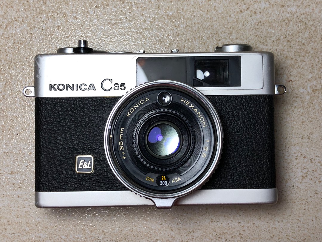 Konica C35 E&L (Nice Serial Number), Photography, Cameras on Carousell