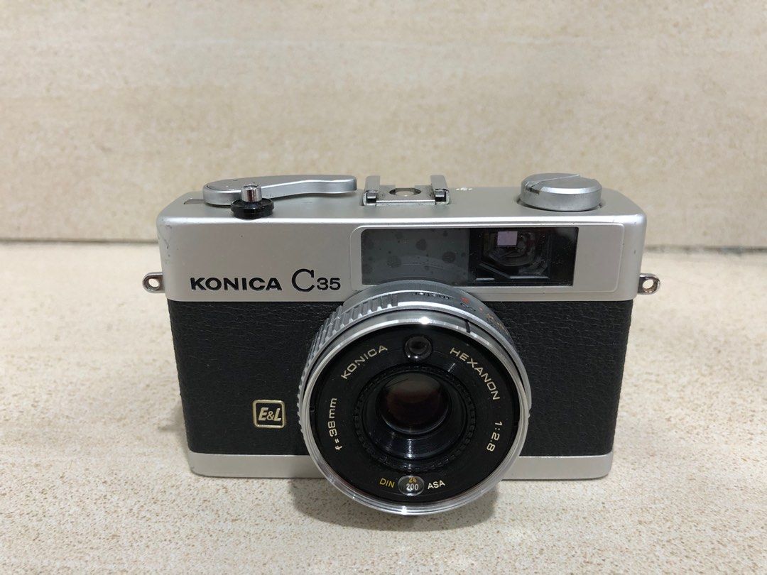 Konica C35 E&L (Nice Serial Number), Photography, Cameras on Carousell